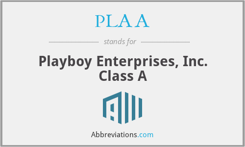 What does PLAA stand for?