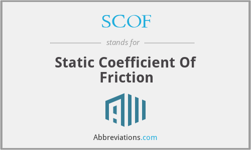 What does SCOF stand for?