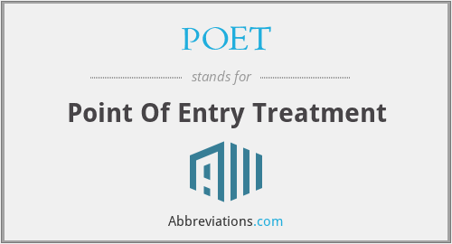 What does POET stand for?
