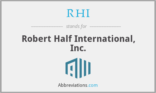 What does RHI stand for?