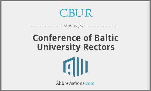 What does CBUR stand for?