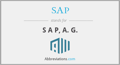 What does SAP stand for?