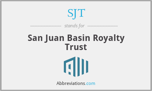 What does SJT stand for?