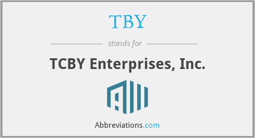 What does TBY stand for?