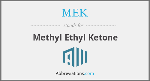 What does MEK stand for?