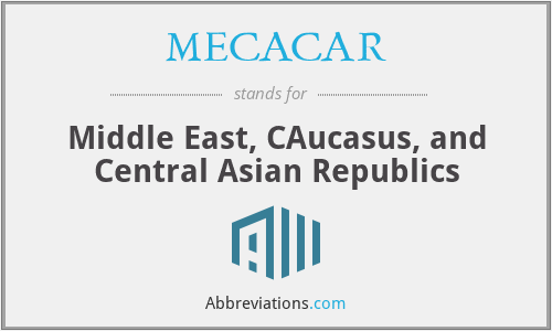 What does MECACAR stand for?