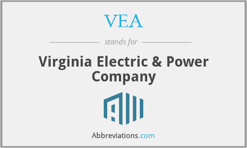 What does VEA stand for?