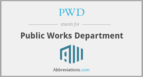 PWD - Public Works Department