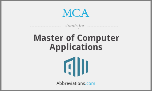 MCA - Master of Computer Applications