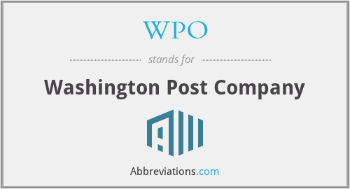 What does WPO stand for?