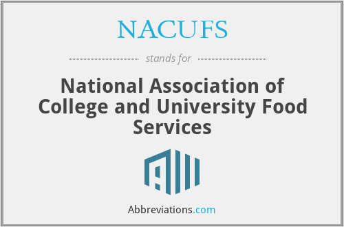 What does NACUFS stand for?