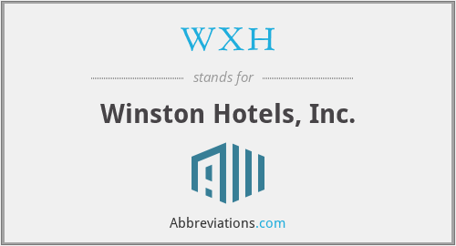What does WXH stand for?