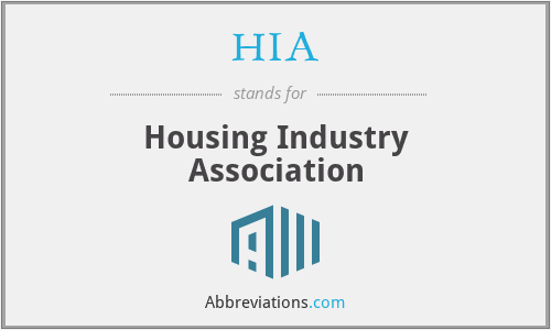 What does HIA stand for?