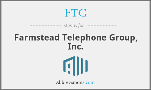 What does FTG stand for?