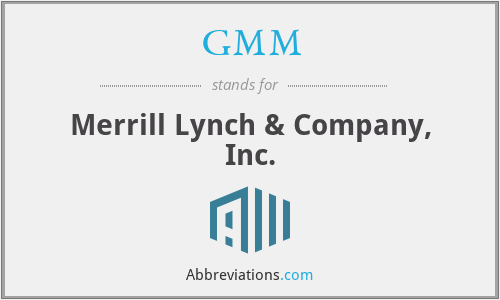 What does GMM stand for?