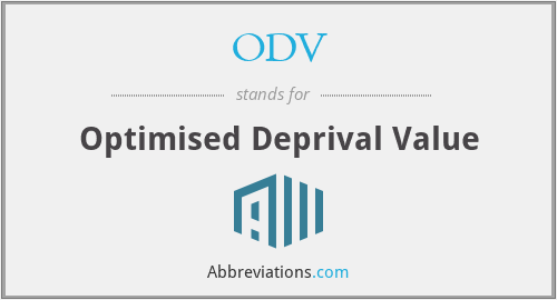 What does ODV stand for?