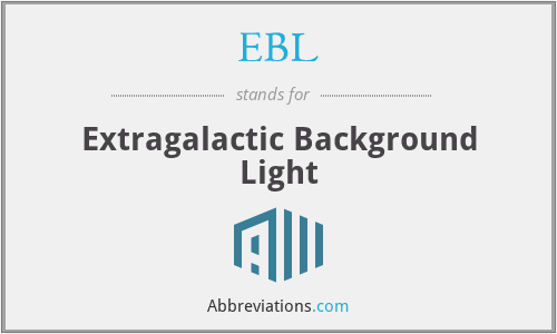 What does EBL stand for?