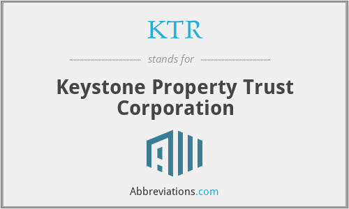 What does KTR stand for?