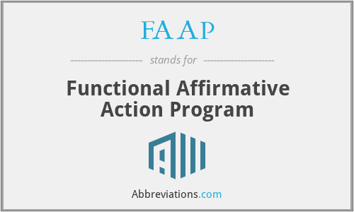 What does FAAP stand for?