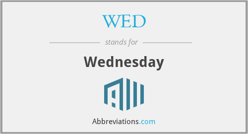 What does WED stand for?