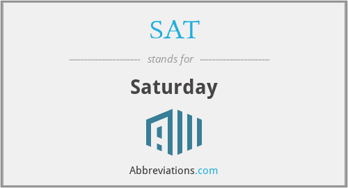 What does SAT stand for?
