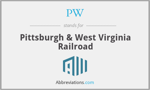 What does PW stand for?