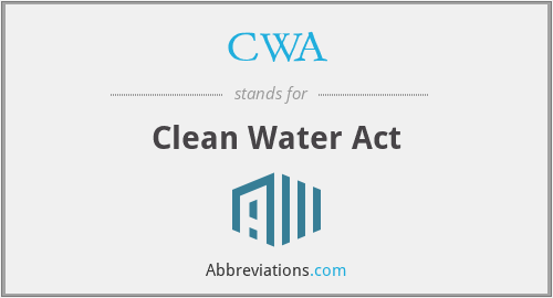 What does CWA stand for?