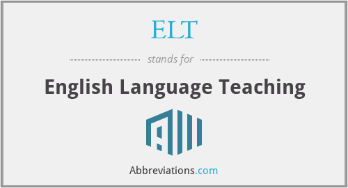 What does ELT stand for?