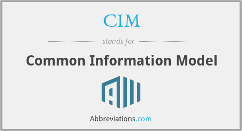 CIM - Common Information Model