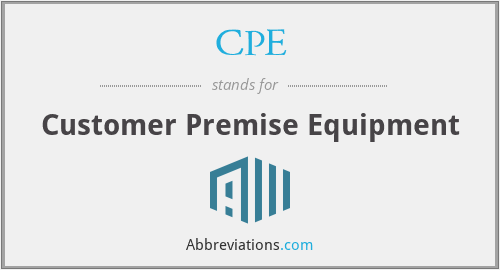 What does CPE stand for?