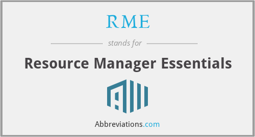 What does RME stand for?