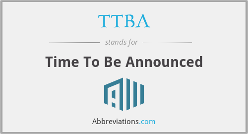What does TTBA stand for?