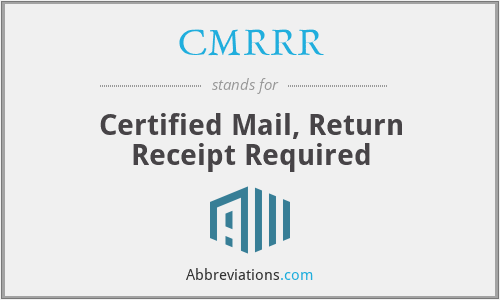 What does CMRRR stand for?