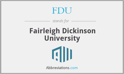 What does FDU stand for?