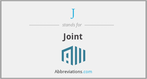 What is the abbreviation for joint?