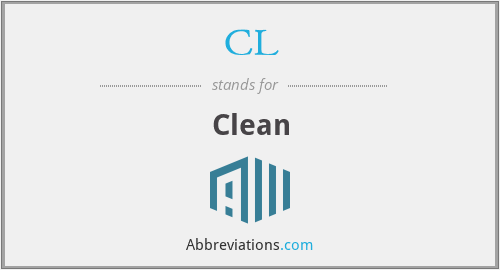 What is the abbreviation for Clean?