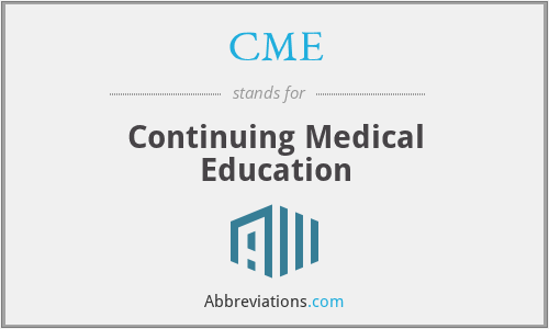 What does CME stand for?