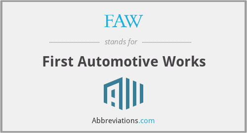 What does FAW stand for?