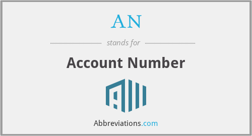 What is the abbreviation for account number?