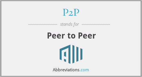 What does P2P stand for?
