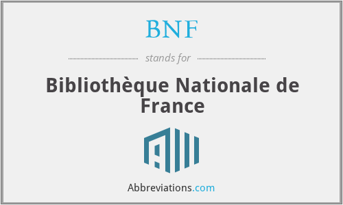 What does BNF stand for?