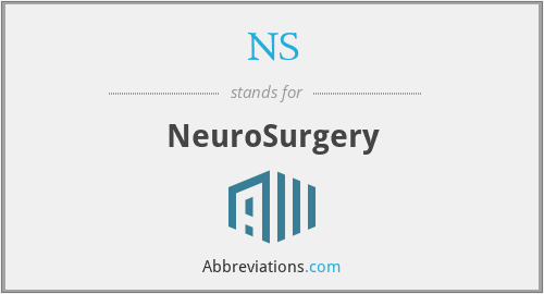 What is the abbreviation for neurosurgery?