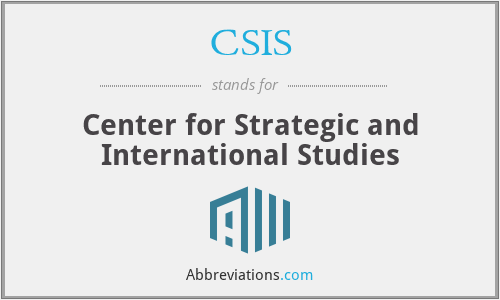 What does CSIS stand for?
