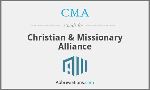 What does CMA stand for?