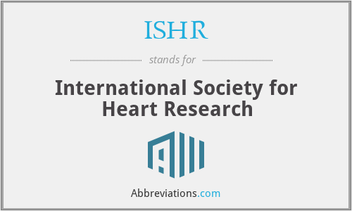 What does ISHR stand for?