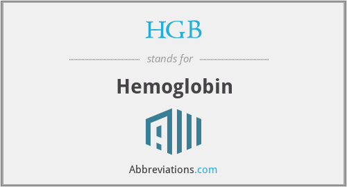 What is the abbreviation for Hemoglobin?