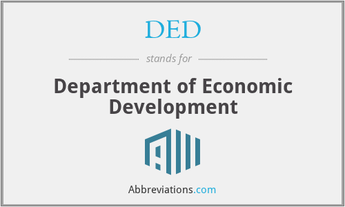 What does DED stand for?