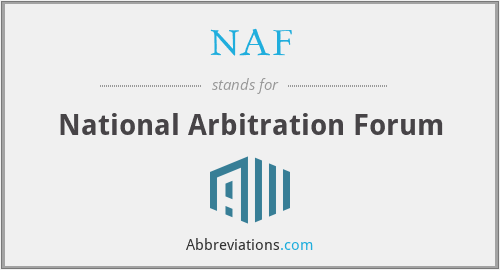 What does NAF stand for?