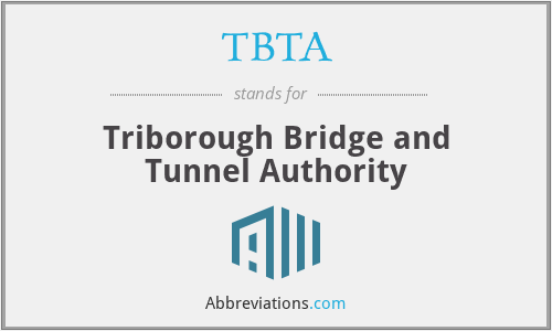What does TBTA stand for?