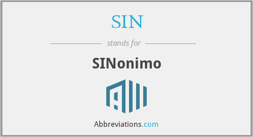 What does SIN stand for?